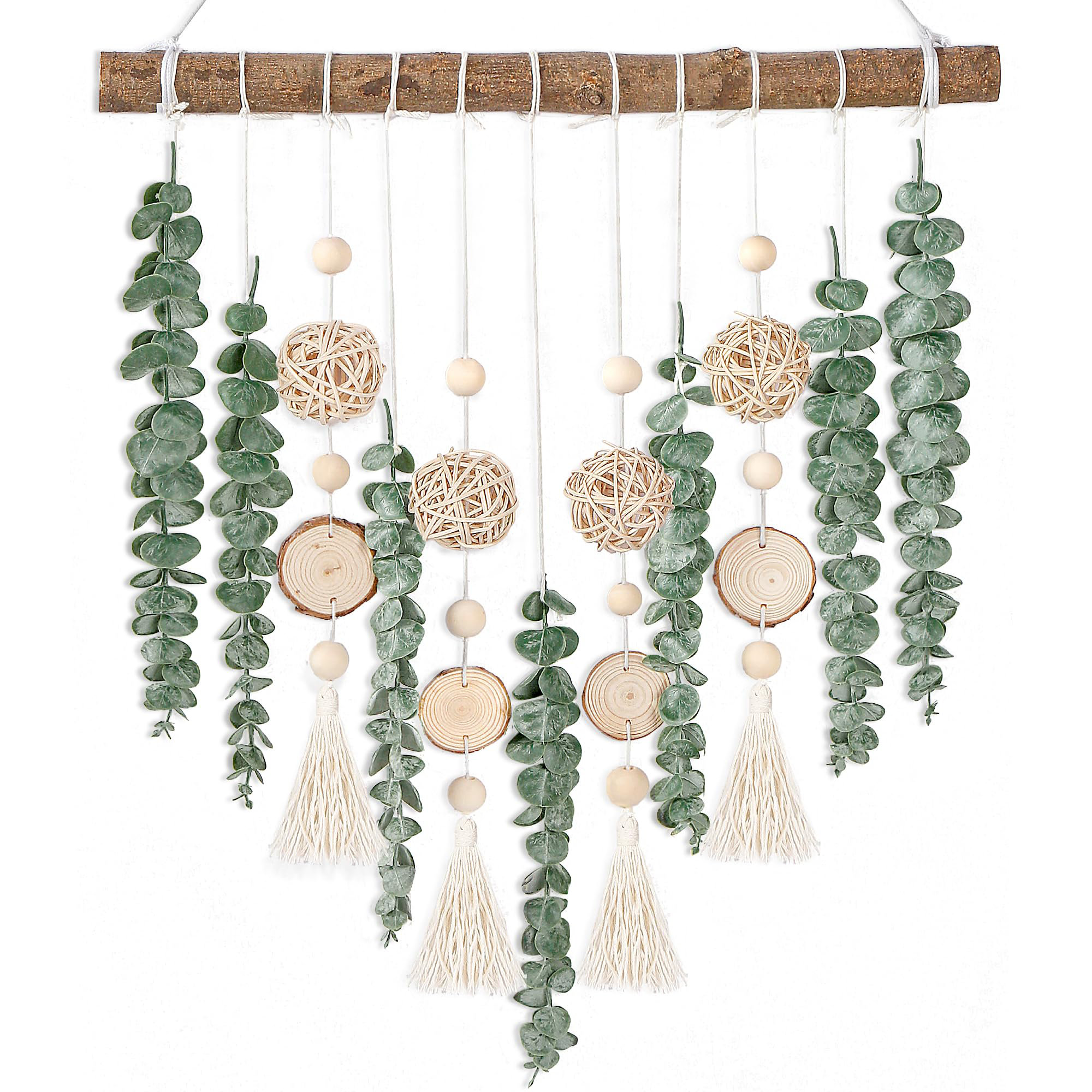 Dakota Fields Eucalyptus Wall Hanging Decor Artificial Eucalyptus Plant ...