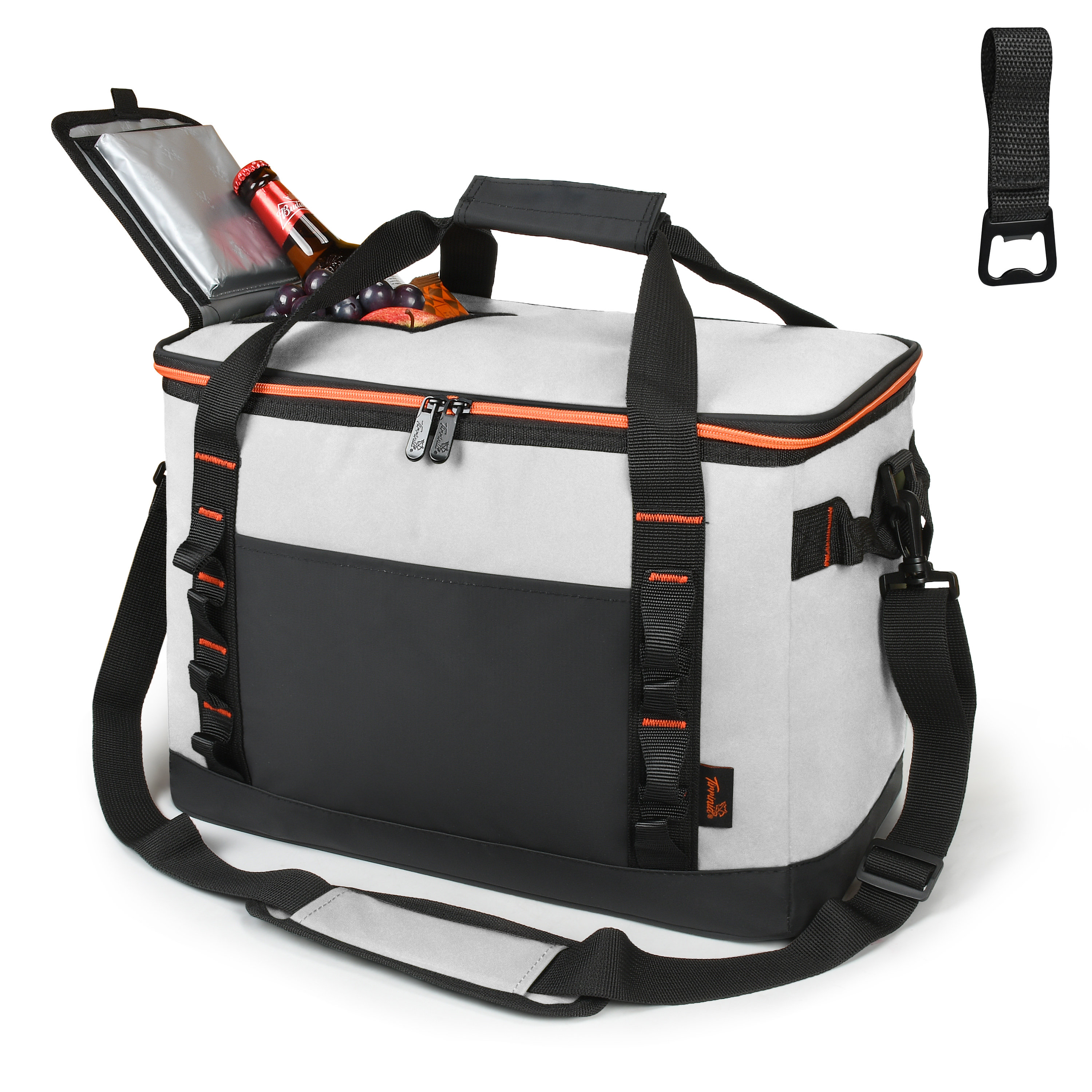 Tirrinia 31qt/48 Cans Soft Sided Cooler, Large capacity Soft Ice Chest ...