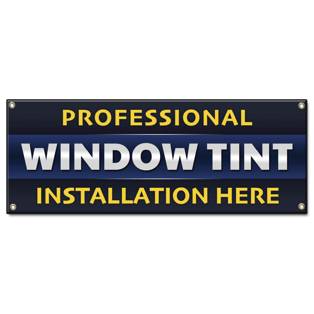 SignMission Professional Window Tint Installation Here 24