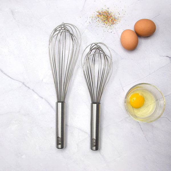 Tovolo Stainless Steel Whisk Whip Kitchen Utensil Bundle - Set of 2 ...