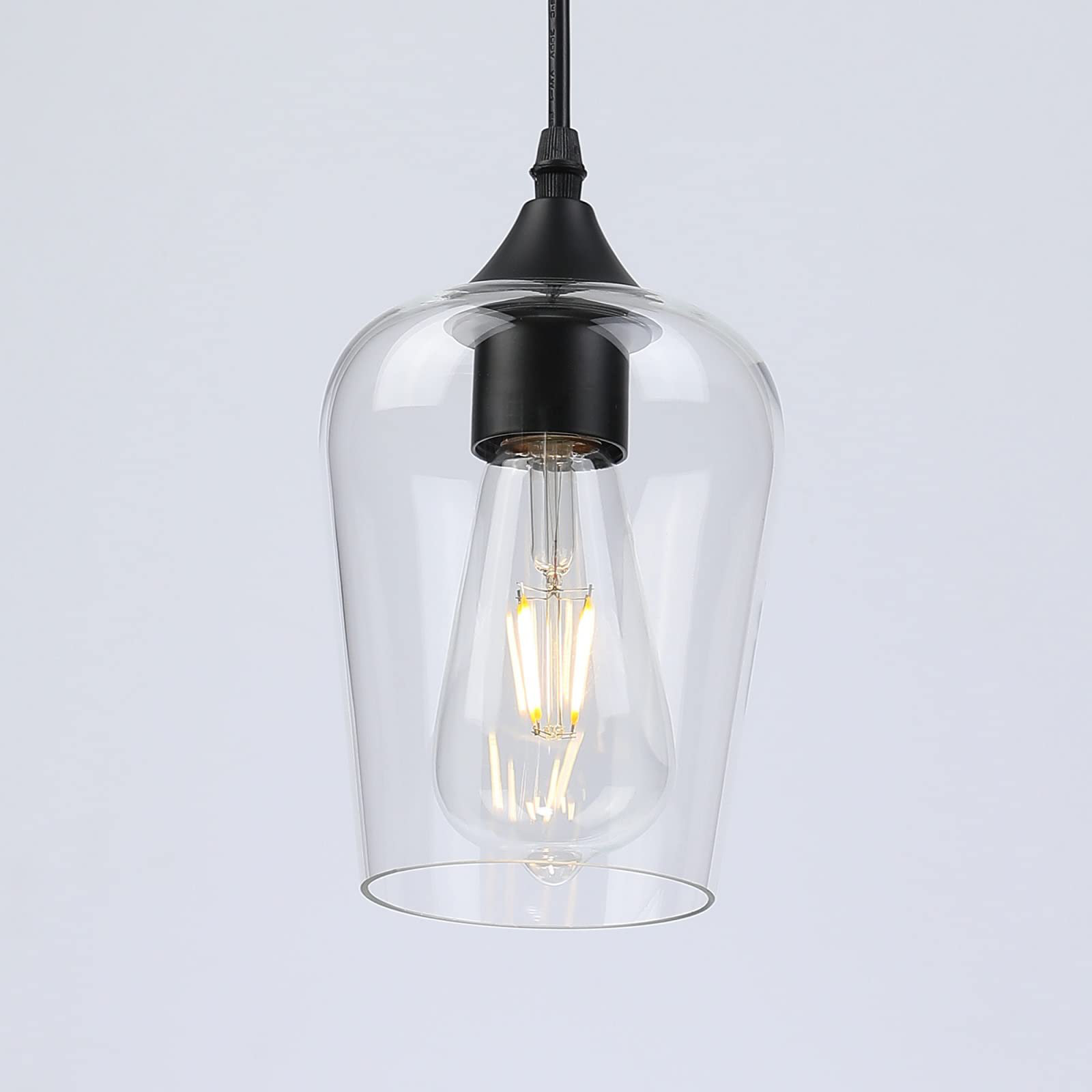 Breakwater Bay Galeno 1-Light Single Light Glass Dimmable Pendant Light ...