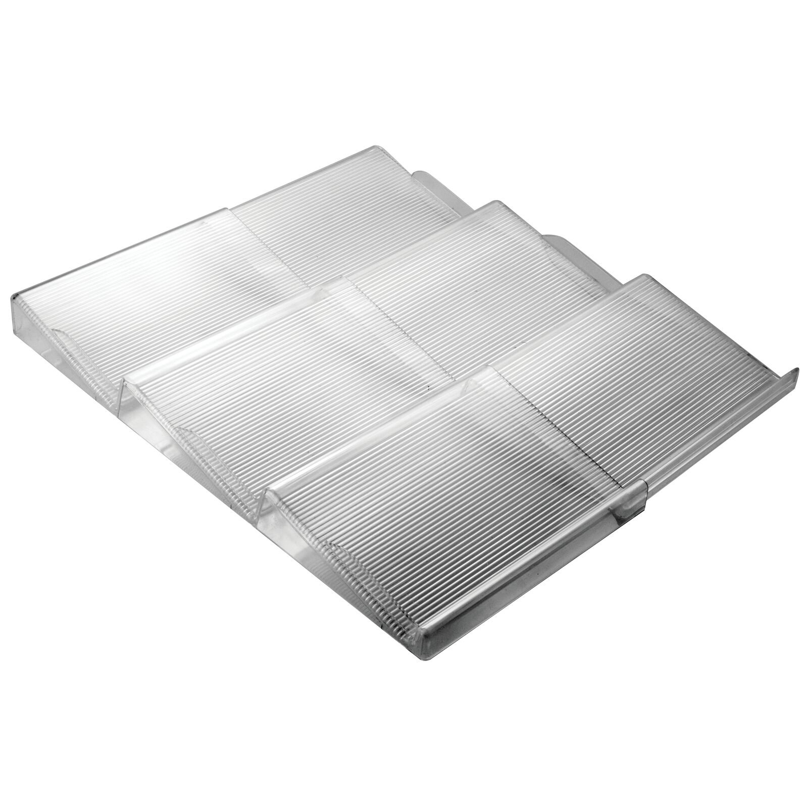 mDesign Expandable Plastic Spice Rack Kitchen Drawer Organizer, 3 Tiers ...