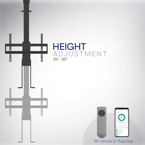 VIVO Motorized Large TV Mount with Remote Control (MOUNT-E-DN88) | Wayfair