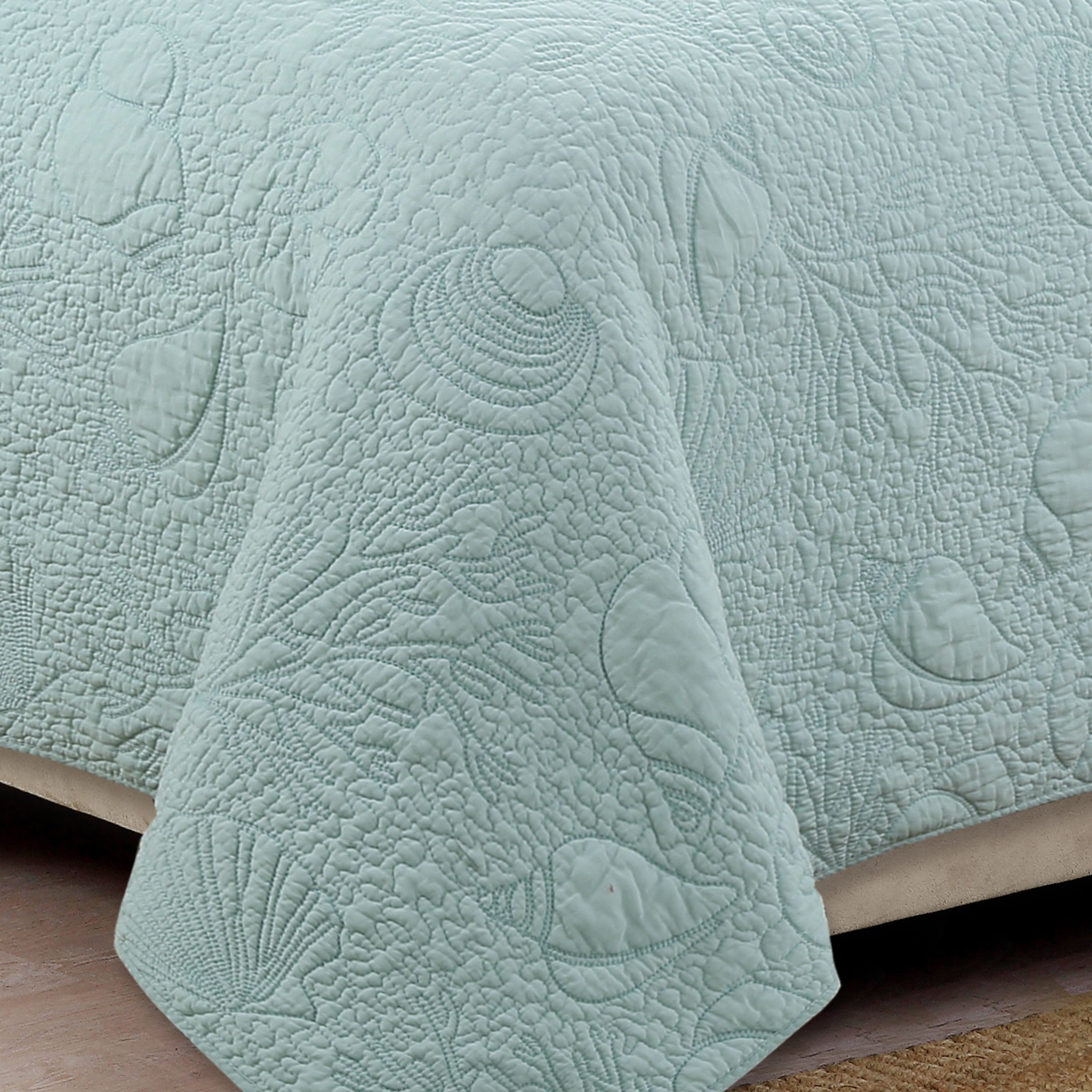 American Home Fashion Estate Seaside Quilt Set | Wayfair