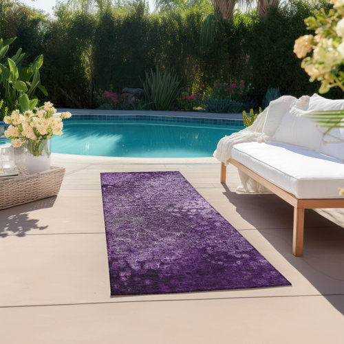 Wayfair | Purple Outdoor Rugs You'll Love in 2023