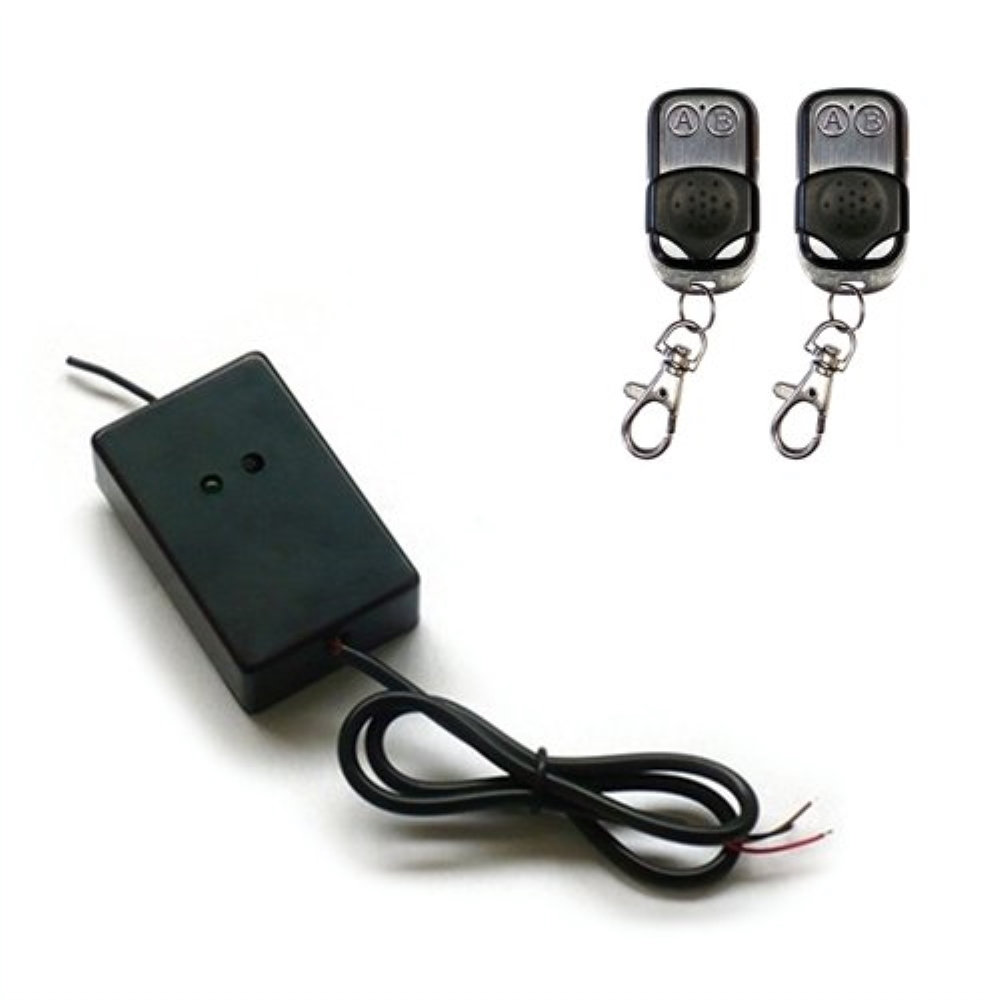 ALEKO Gate Garage Door External Receiver with 2 Remote Controls ...