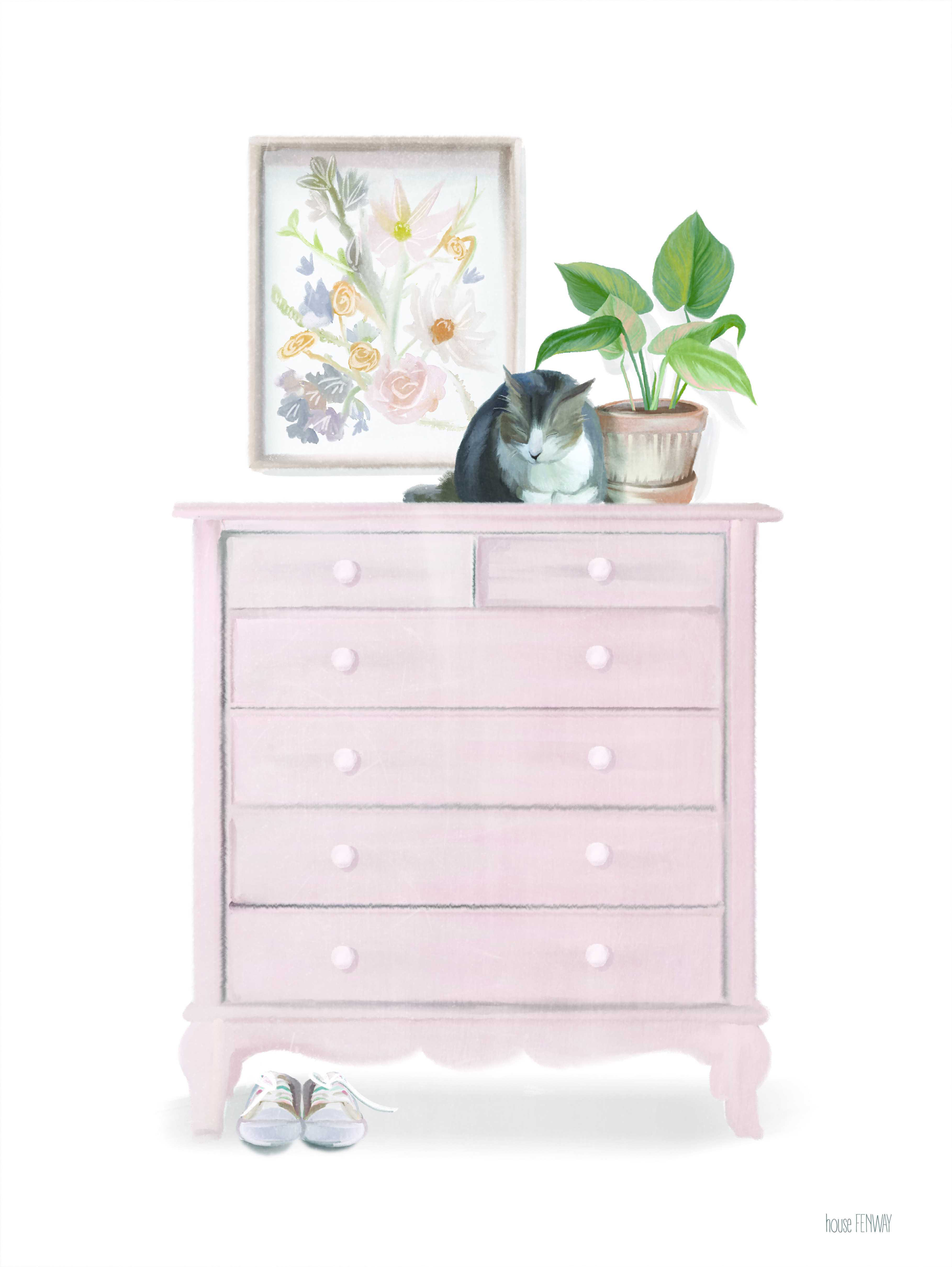 Winston Porter Cat Nap Spot by House Fenway - Wrapped Canvas Print ...