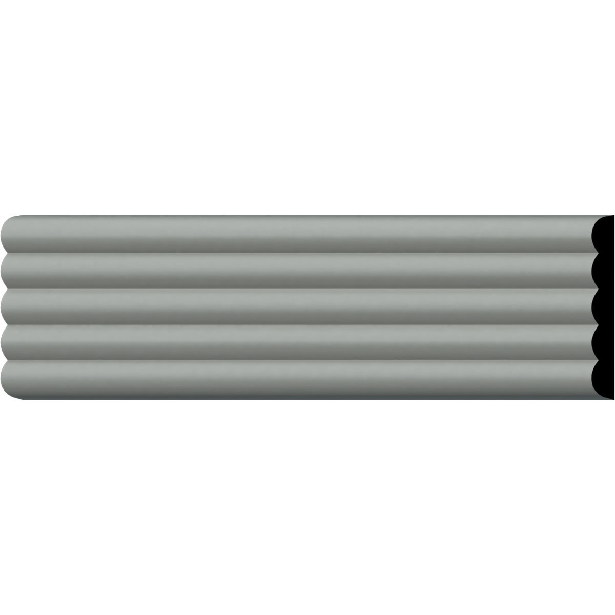 Ekena Millwork Fluted Panel Panel Moulding | Wayfair