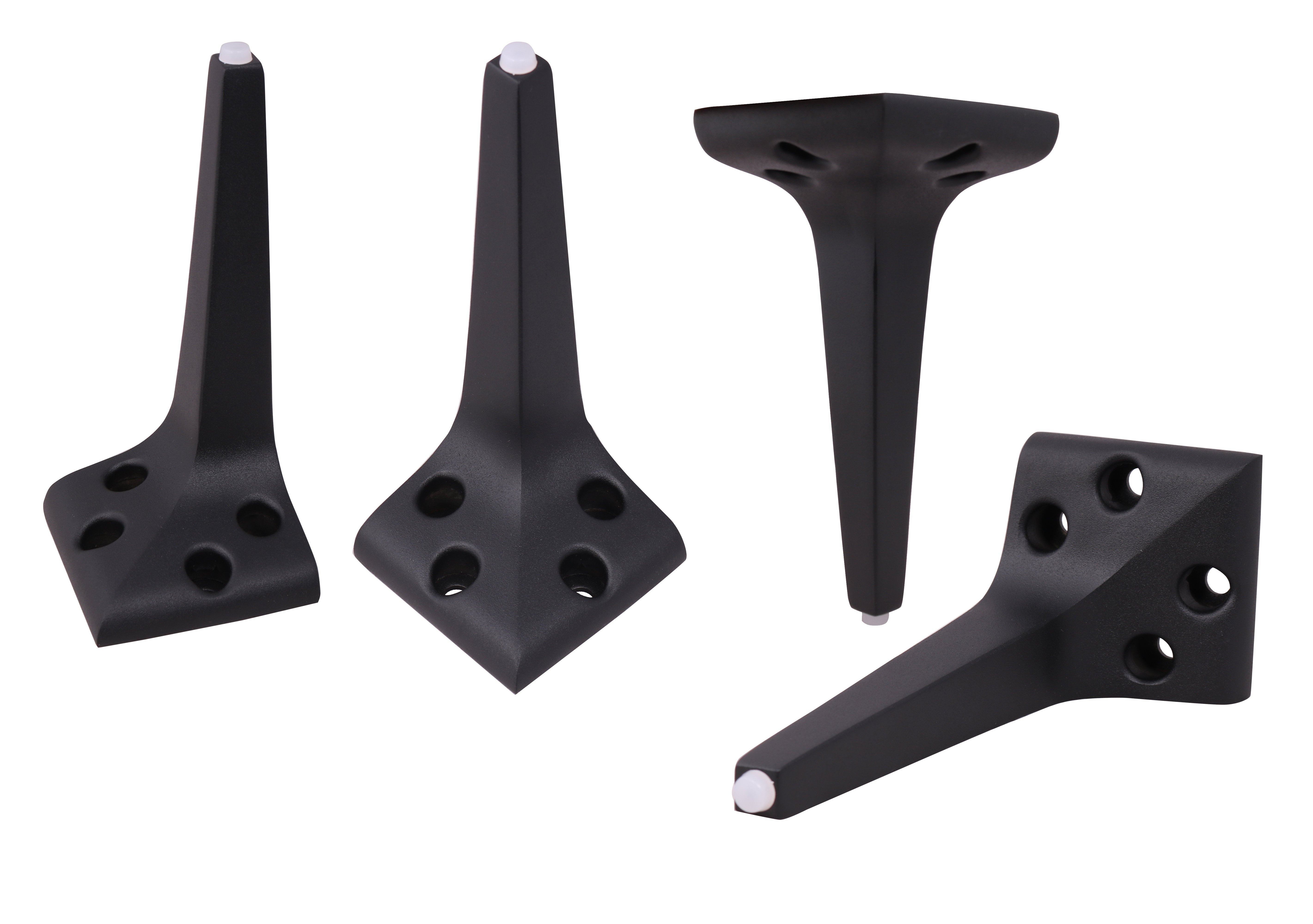 Symple Stuff 4pcs X 7 1/2'' Steel Sofa Legs.vintage Mid Century Modern ...