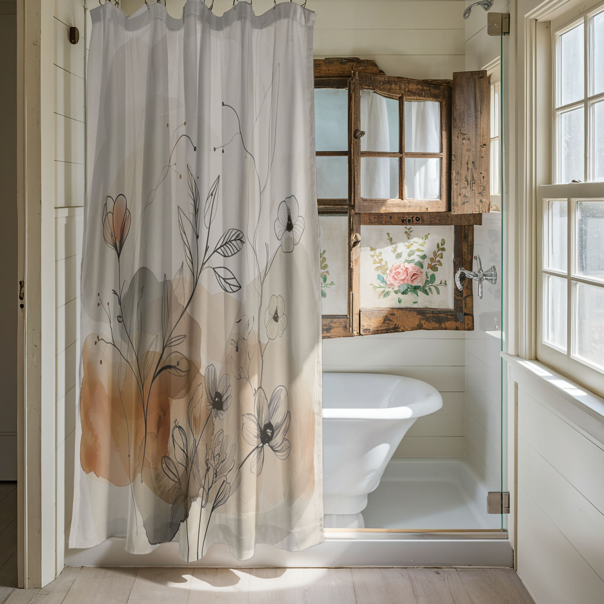 East Urban Home Greydis Curtain | Wayfair