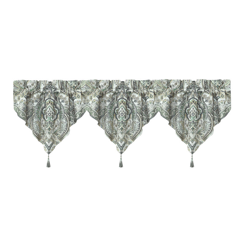 J. Queen New York Nico Window Ascot Valance Spa | Perigold