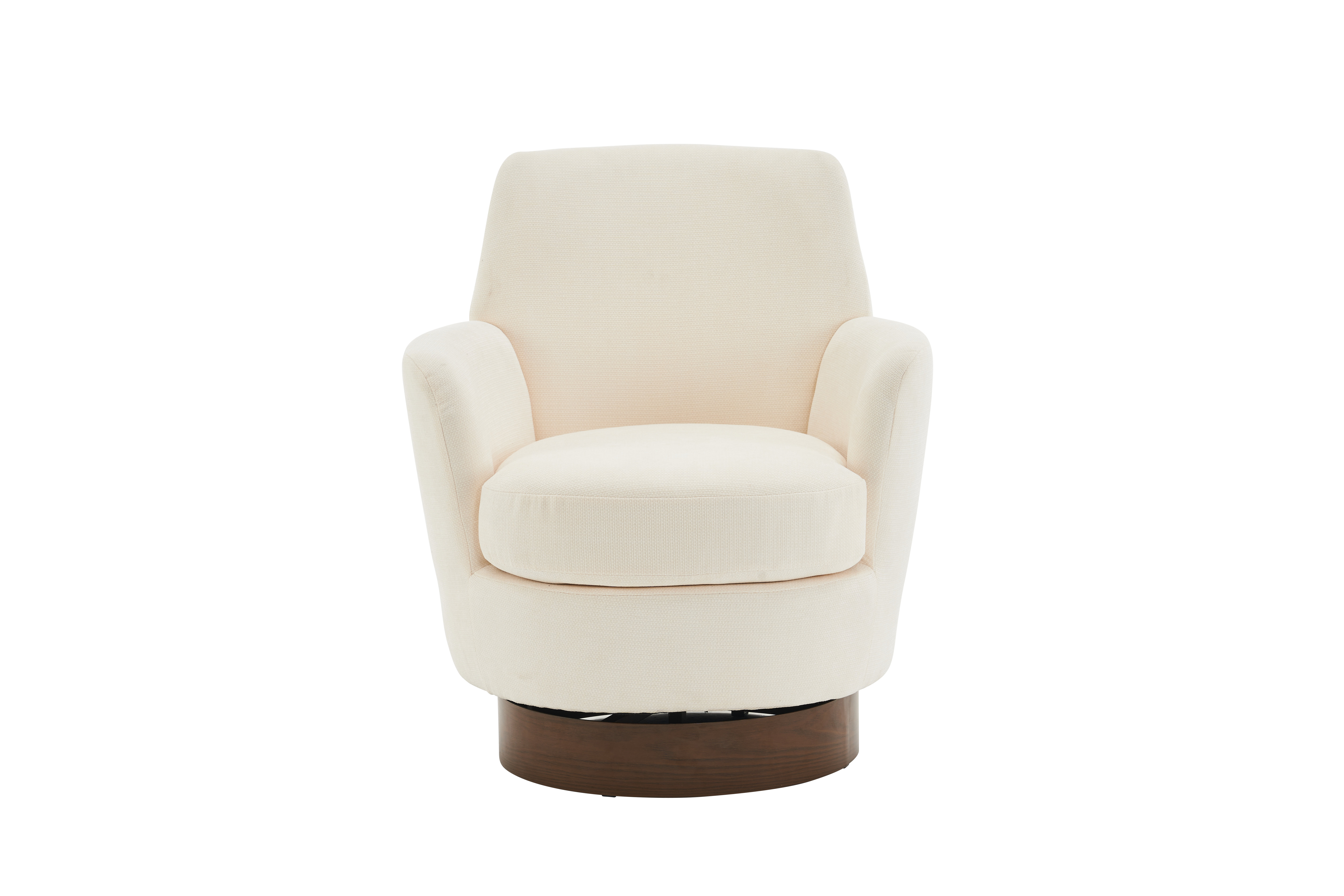 HOME FREE HOMES SP LLC Polyester Swivel Barrel Chair, Swivel Accent ...