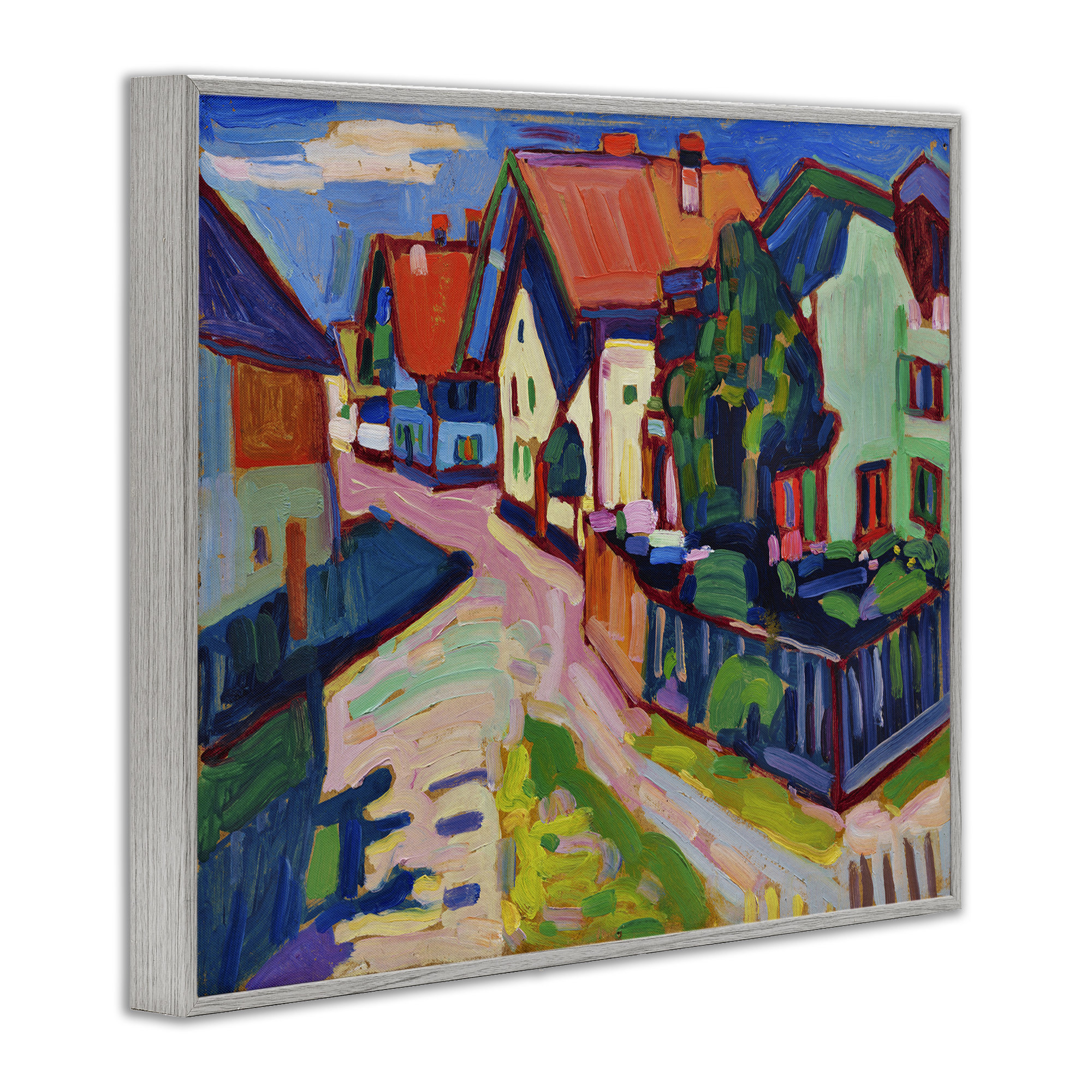 Dakota Fields Kandinsky Murnau Landscape Framed Giclee Art by ...