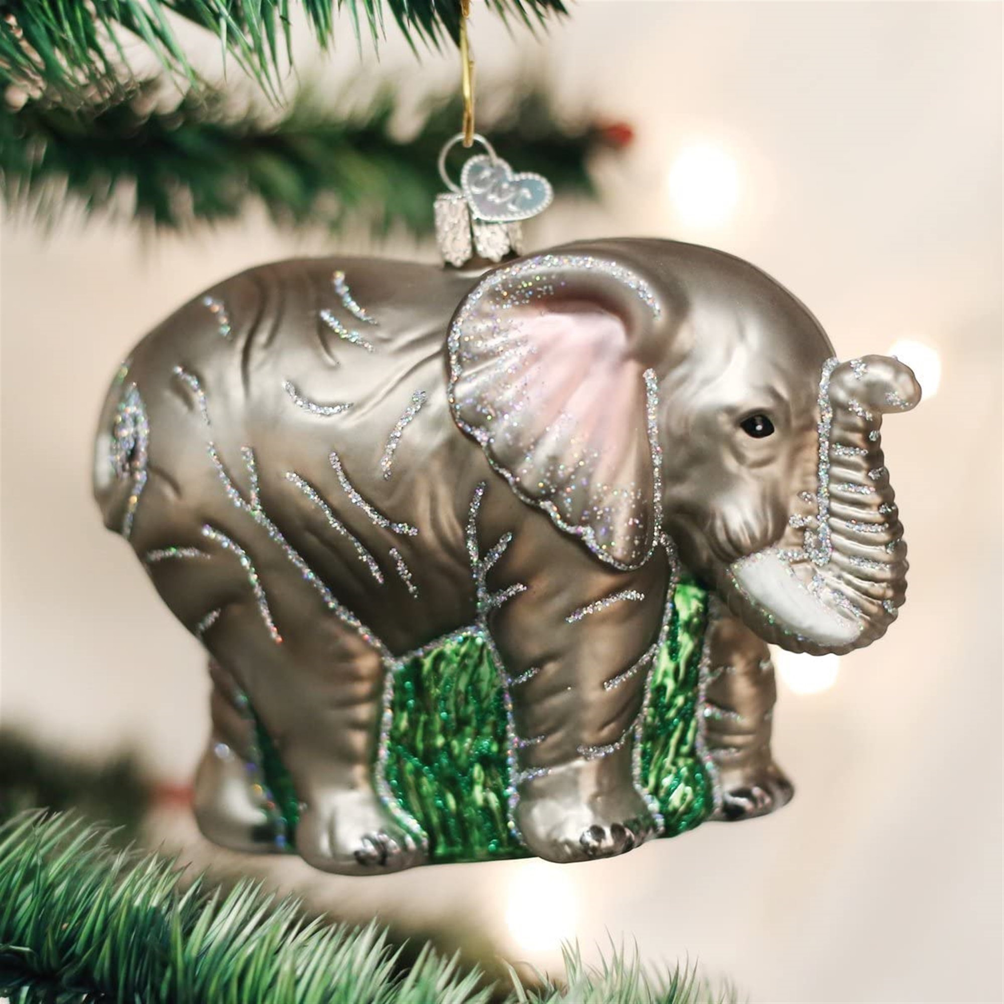 Old World Christmas Large Elephant Ornament & Reviews | Wayfair