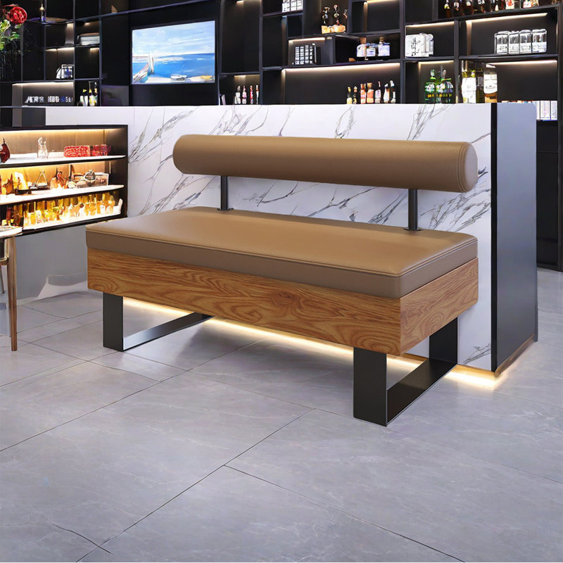 Canadian Linen High-end Simple Cafe Restaurant Card Benches Storage ...