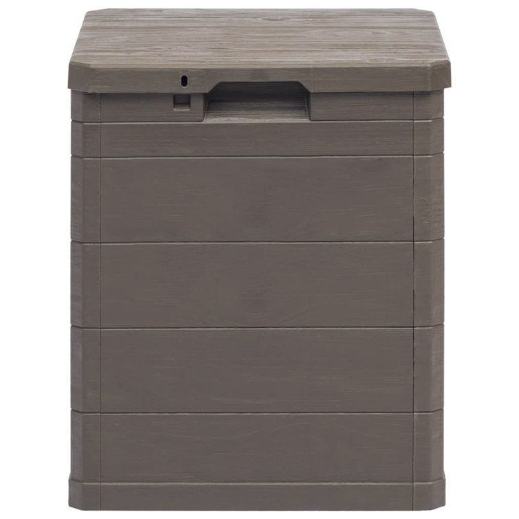 17 Stories Garden Storage Box 90 L Brown | Wayfair.co.uk