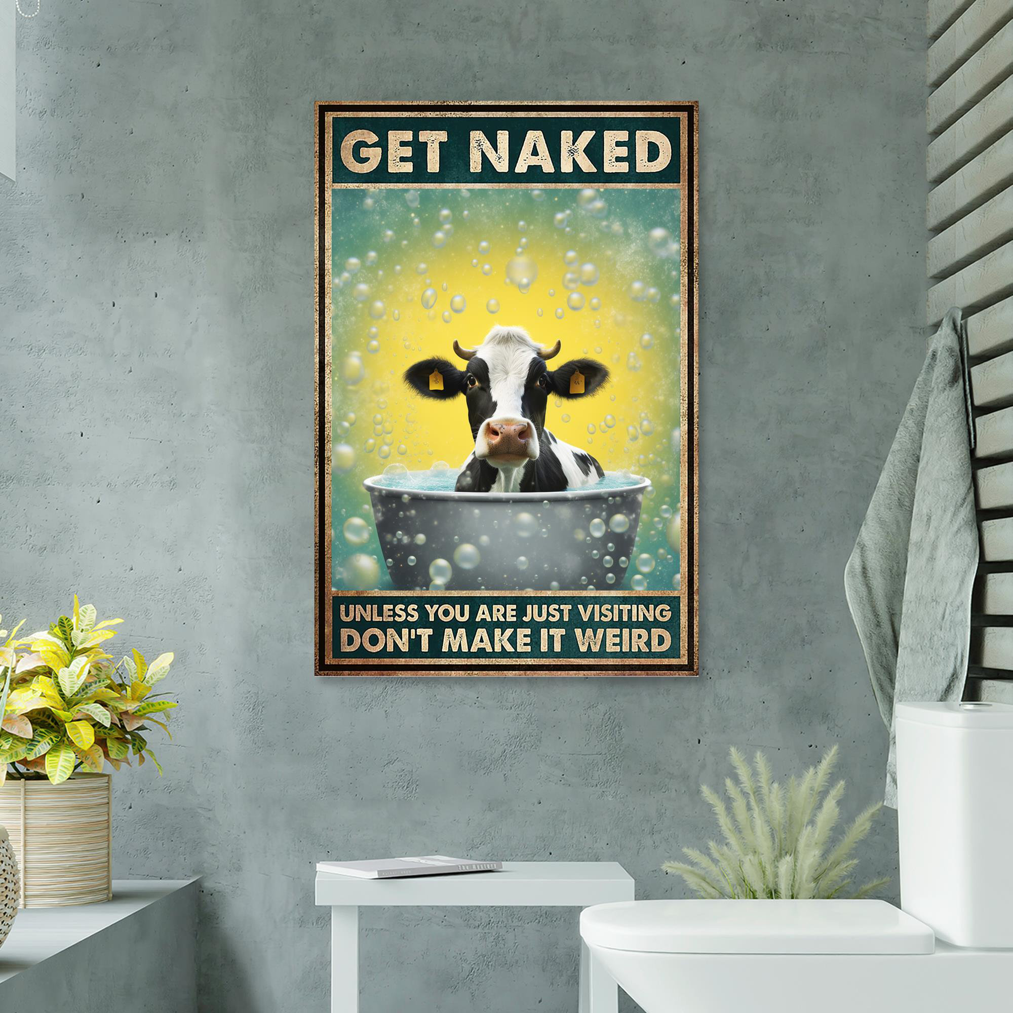 Trinx Cow Dont Make It Weird 1 - 1 Piece Rectangle Graph Cow Dont Make ...