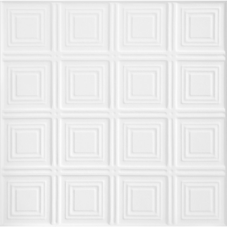Armstrong Ceilings Tincraft Flush Tegular 9/16 2 ft. x 2 ft. Drop-in ...