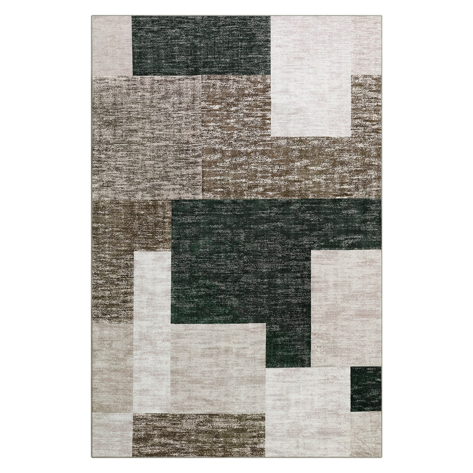 Wrought Studio™ Area Rug Washable Throw Rugs Boxes Area Rug for Bedroom ...