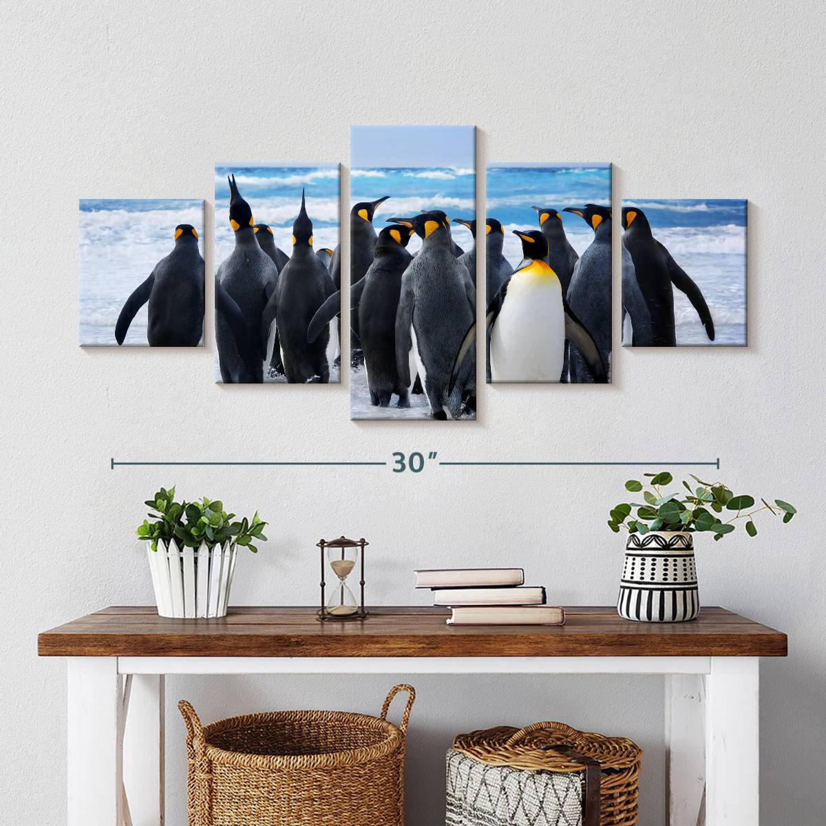 Ebern Designs King Penguin Waddle | Wayfair