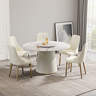 Everly Quinn Round Dining Table With Rotatable Disk And Pedestal Base ...