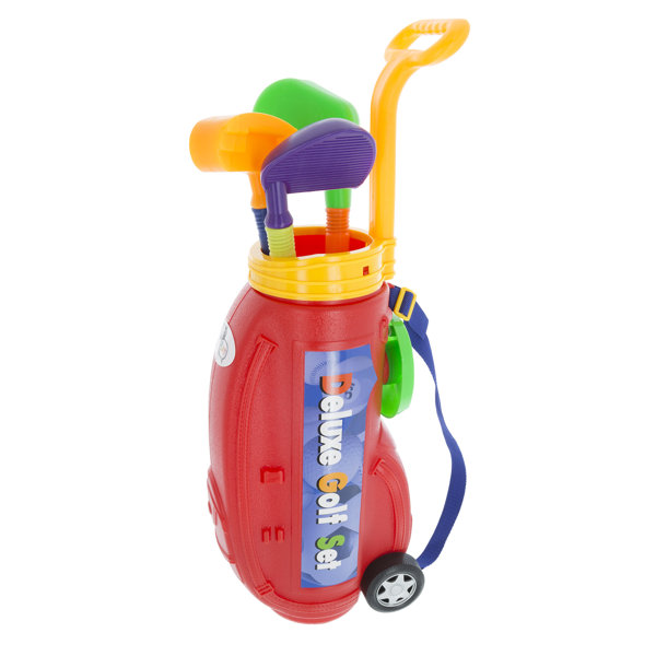 Hey! Play! Toddler Toy Golf Play Set with Plastic Bag, 2 Clubs, 1 ...