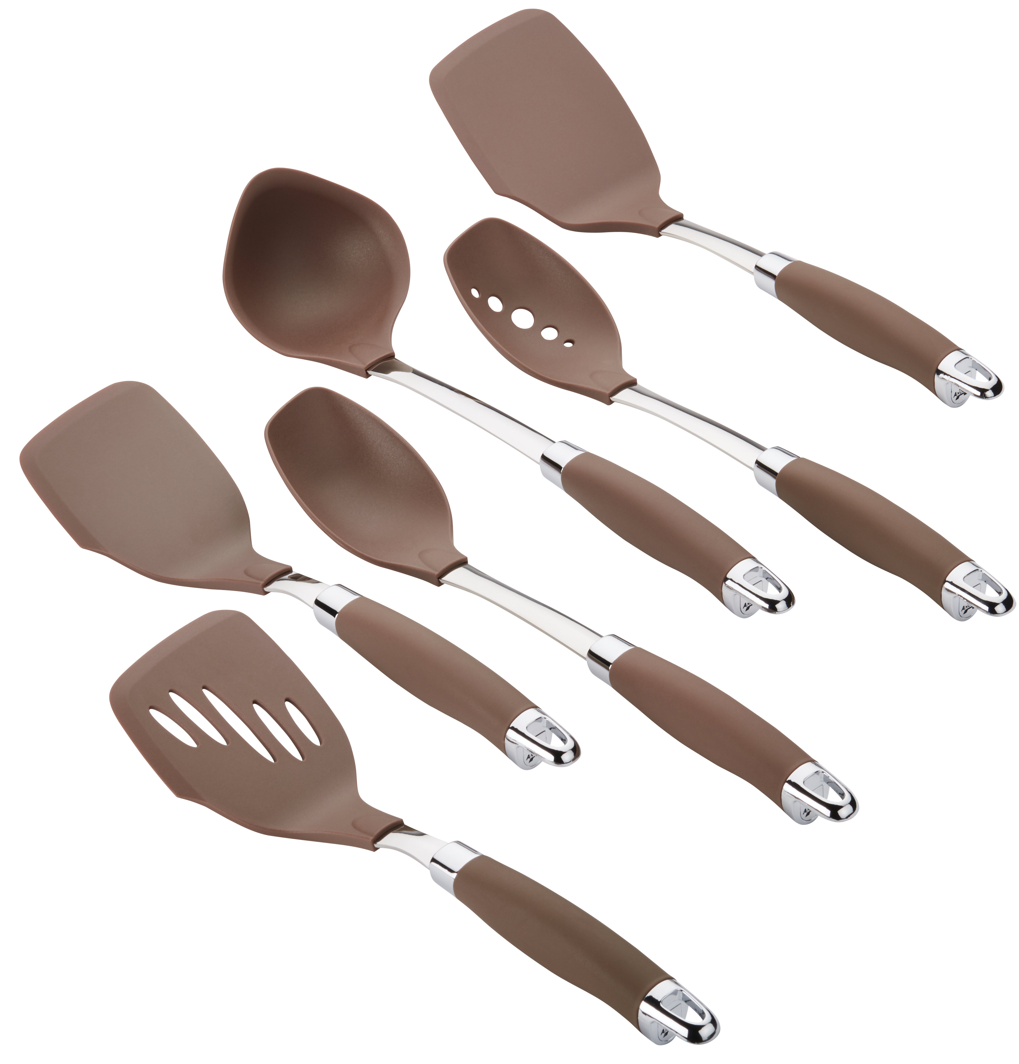 Anolon Tools and Gadgets SureGrip Nonstick Kitchen Utensil Set, 6-Piece ...