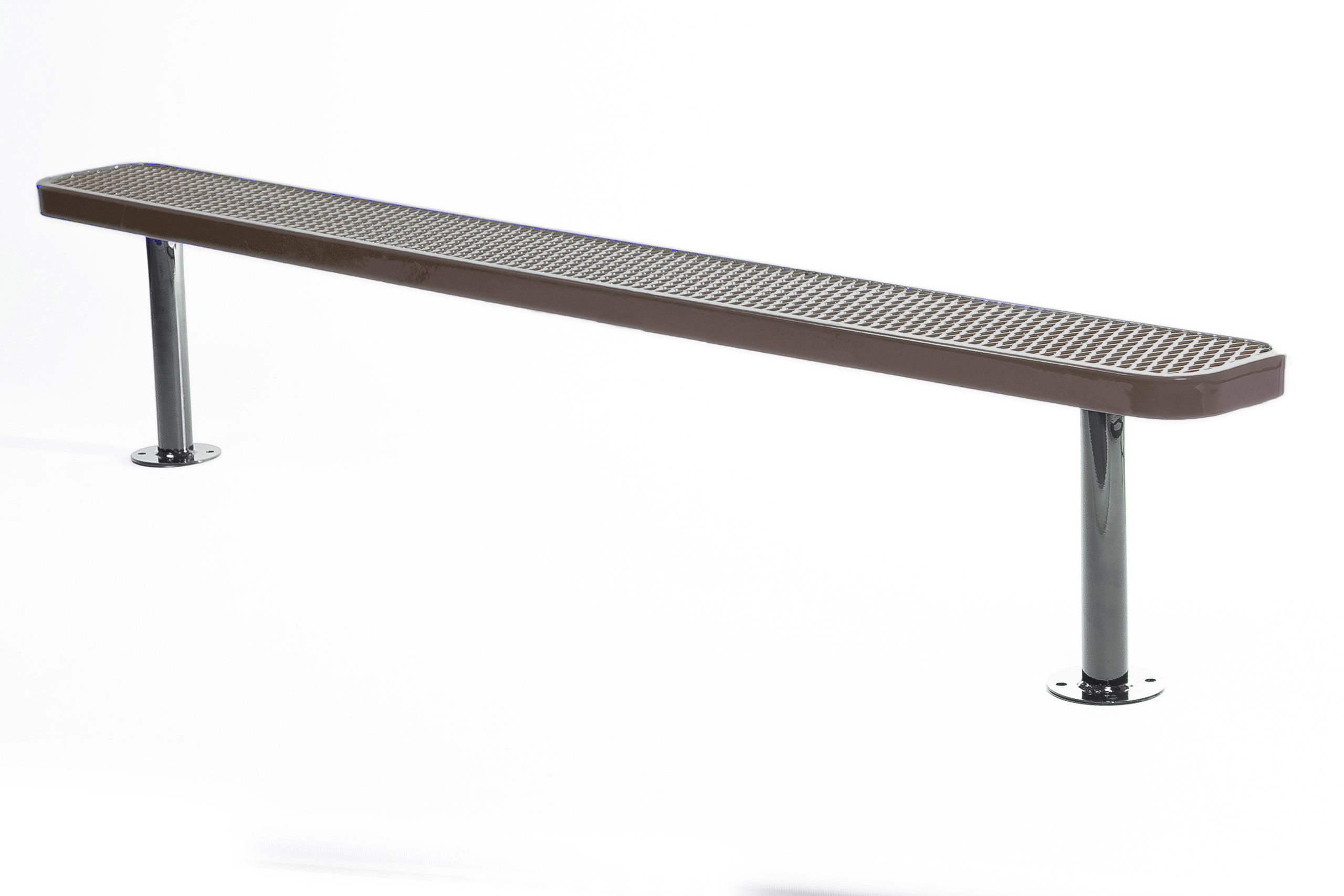 Arlmont & Co. Freeport Park® B6WBP-P-TAN Park Bench With Back Portable ...