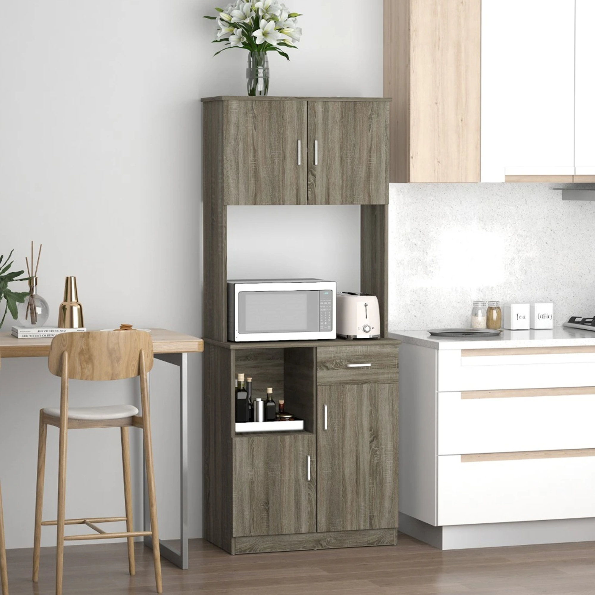 Millwood Pines 70'' Kitchen Pantry - Wayfair Canada