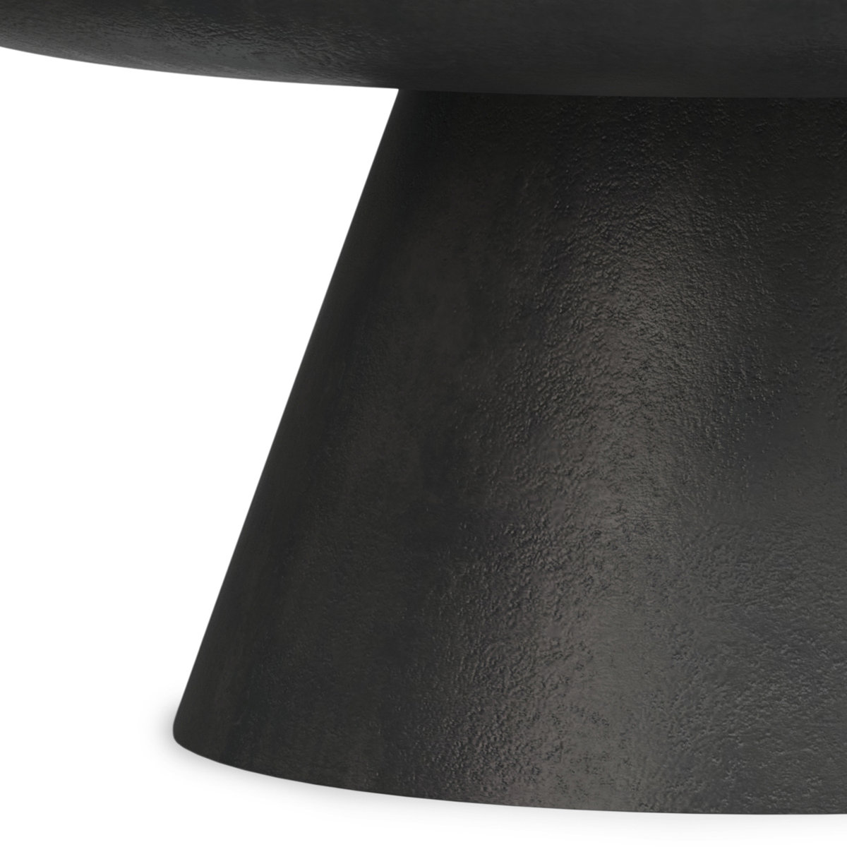 Simpli Home Charmaine 30"W Cast Aluminum Contemporary Round Coffee ...