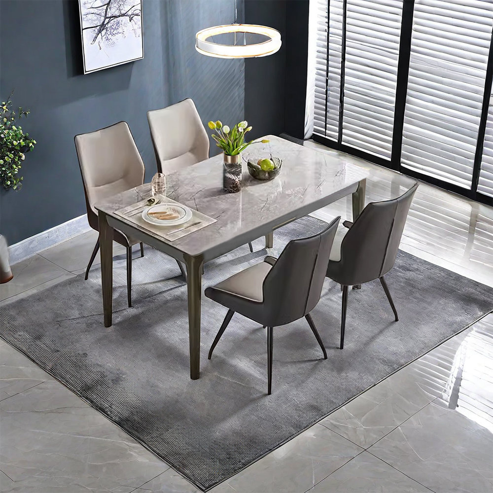Greyleigh Modern Simple Dining Table 55.11 L x 31.49 W Dining Set | Wayfair