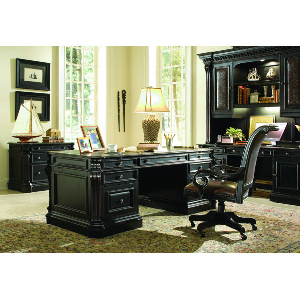 Hooker Furniture Telluride Genuine Leather Commercial Use Task Chair ...