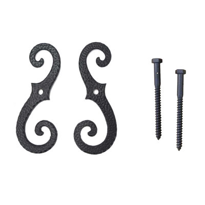 Perfect Shutters, inc. Large Scroll Shutter Dog with lag Bolt & Reviews ...