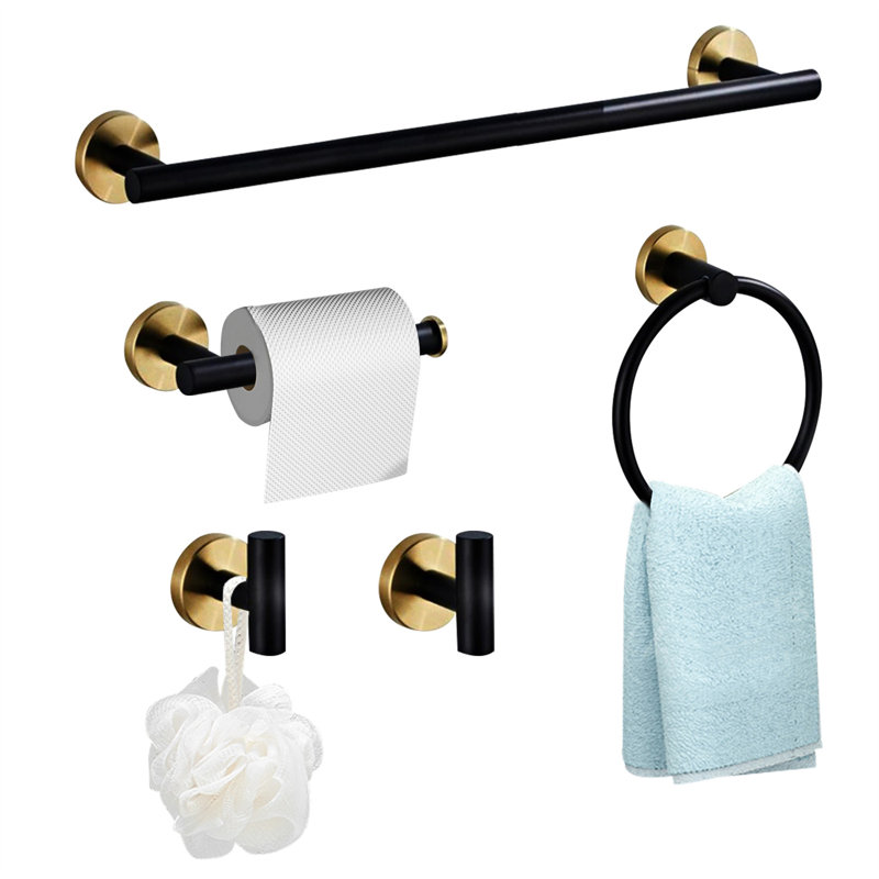 Mercer41 Ghalia 5 Piece Bathroom Accessory Set & Reviews - Wayfair Canada