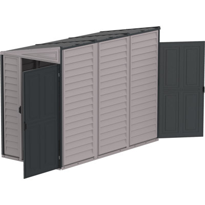 Duramax 4 ft. W x 8 ft. D Plastic Lean-to Storage Shed | Wayfair