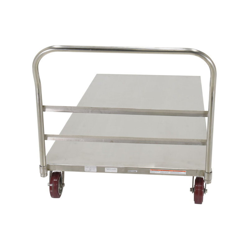 Vestil 2000 lb. Capacity Stainless Steel Platform Dolly | Wayfair