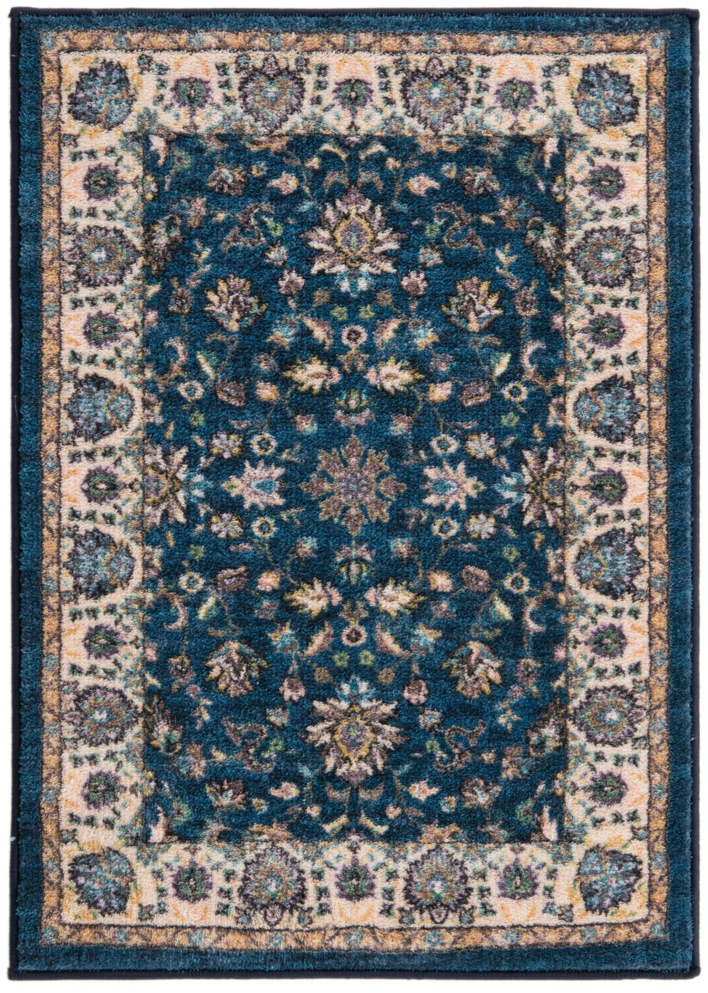 Alcott Hill® Traditional Artez Area Rug Egyptian Blue Color | Wayfair