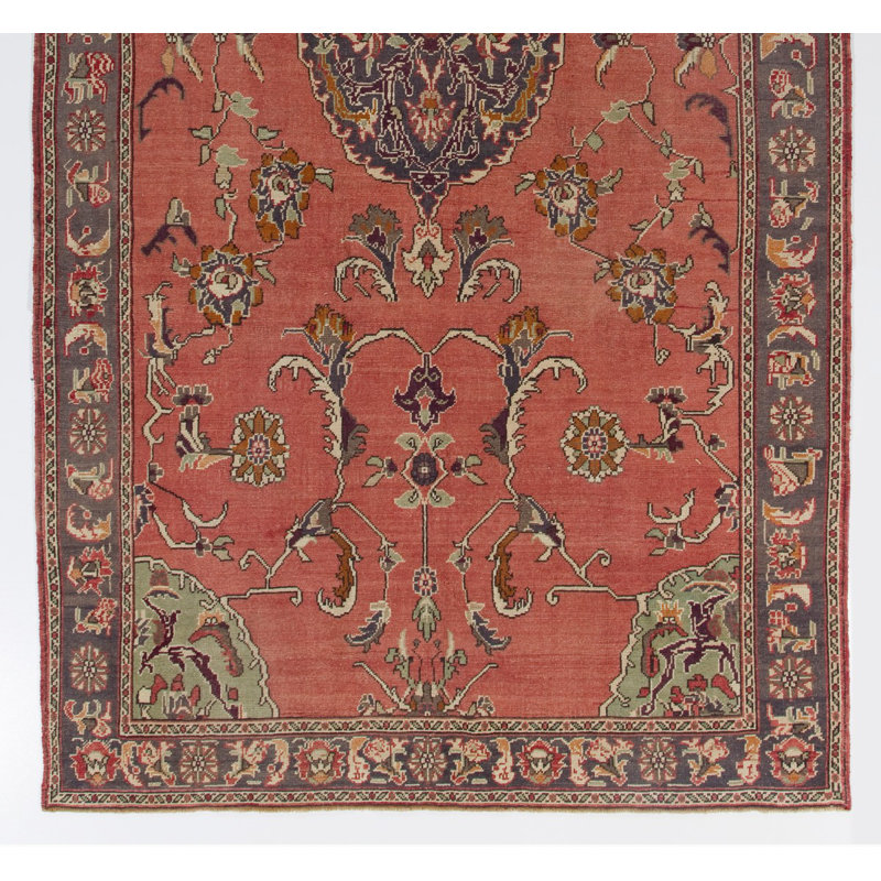 Bungalow Rose Traditional Vintage Handmade Turkish Rug | Wayfair