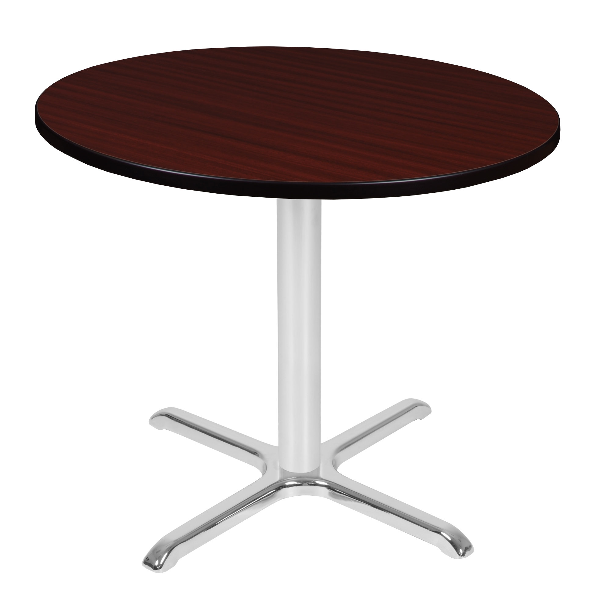 Regency Cain Small Round X-Base Breakroom Table Top, Legs | Wayfair