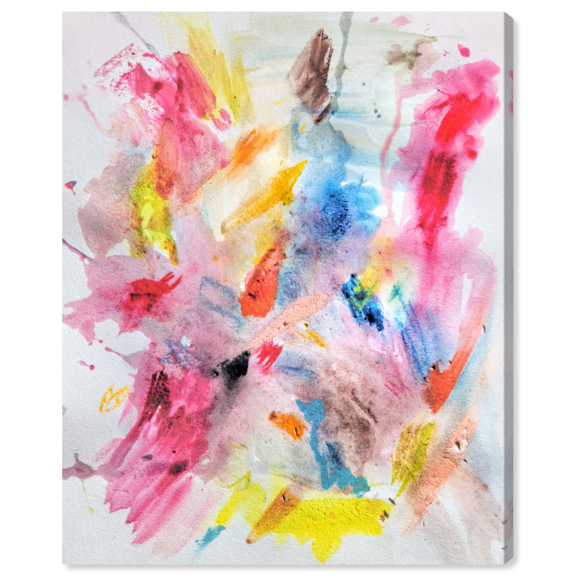 Art Remedy Spring Splash Canvas Tropical Abstract Wall Art by Art ...