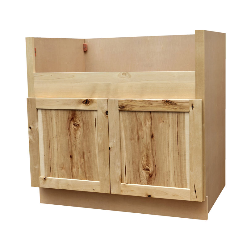 GCC Shoop Natural Shaker Style Farmhouse Sink Base Cabinet | Wayfair