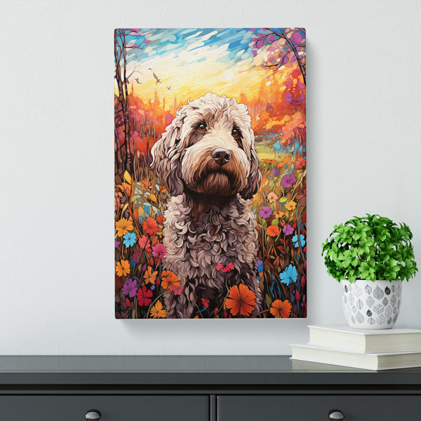 Marlow Home Co. Labradoodle Colour Field No.2 - No Frame Print ...