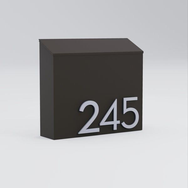 Post & Porch The Inbox Wall Mounted Steel Mailbox & Reviews | Wayfair
