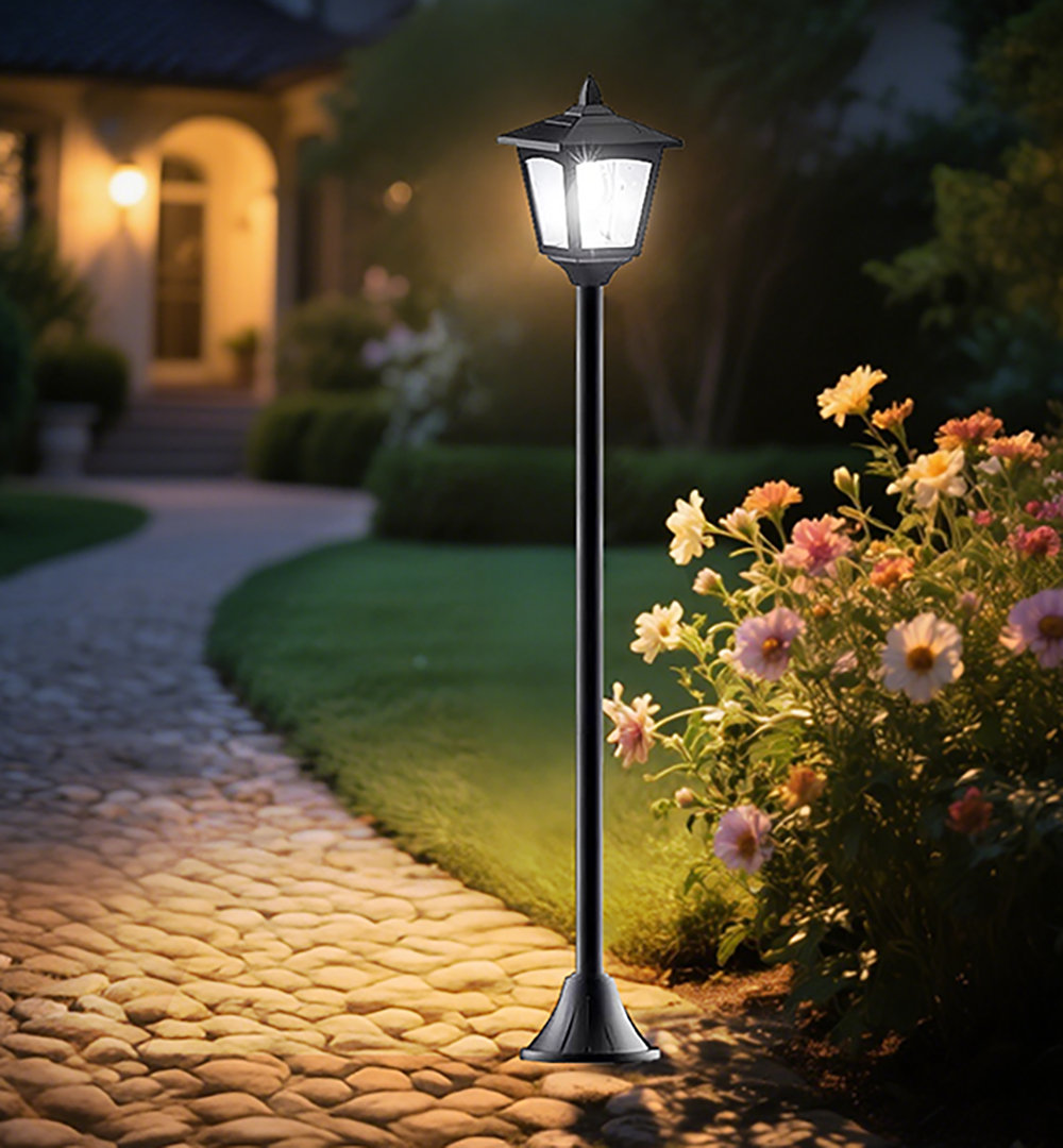 Myfuncorp 4 Pack 40 Inch Solar Lamp Post Lights Outdoor, Waterproof Led ...