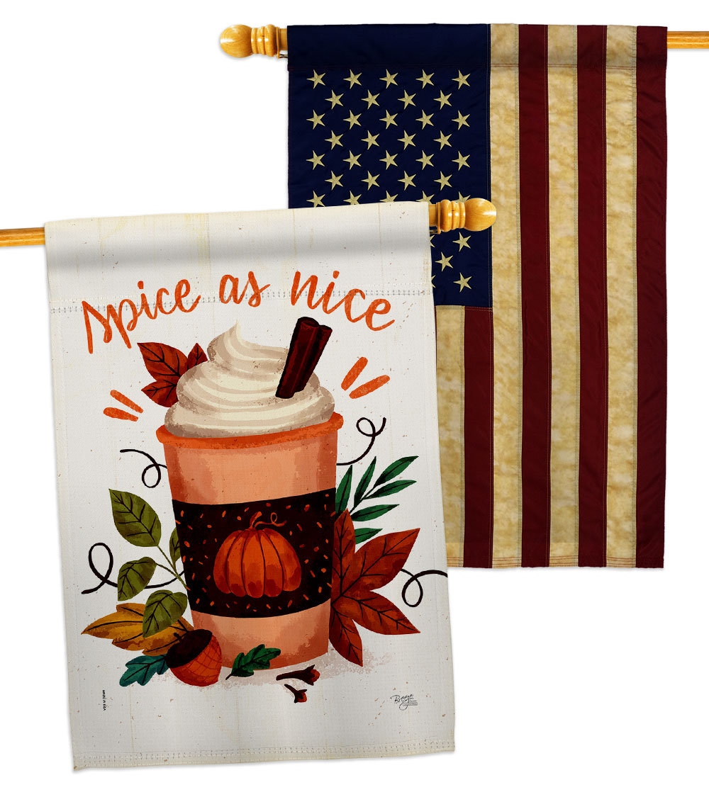 Angeleno Heritage Drapeau de maison 40 po x 28 po Spice as Nice ...