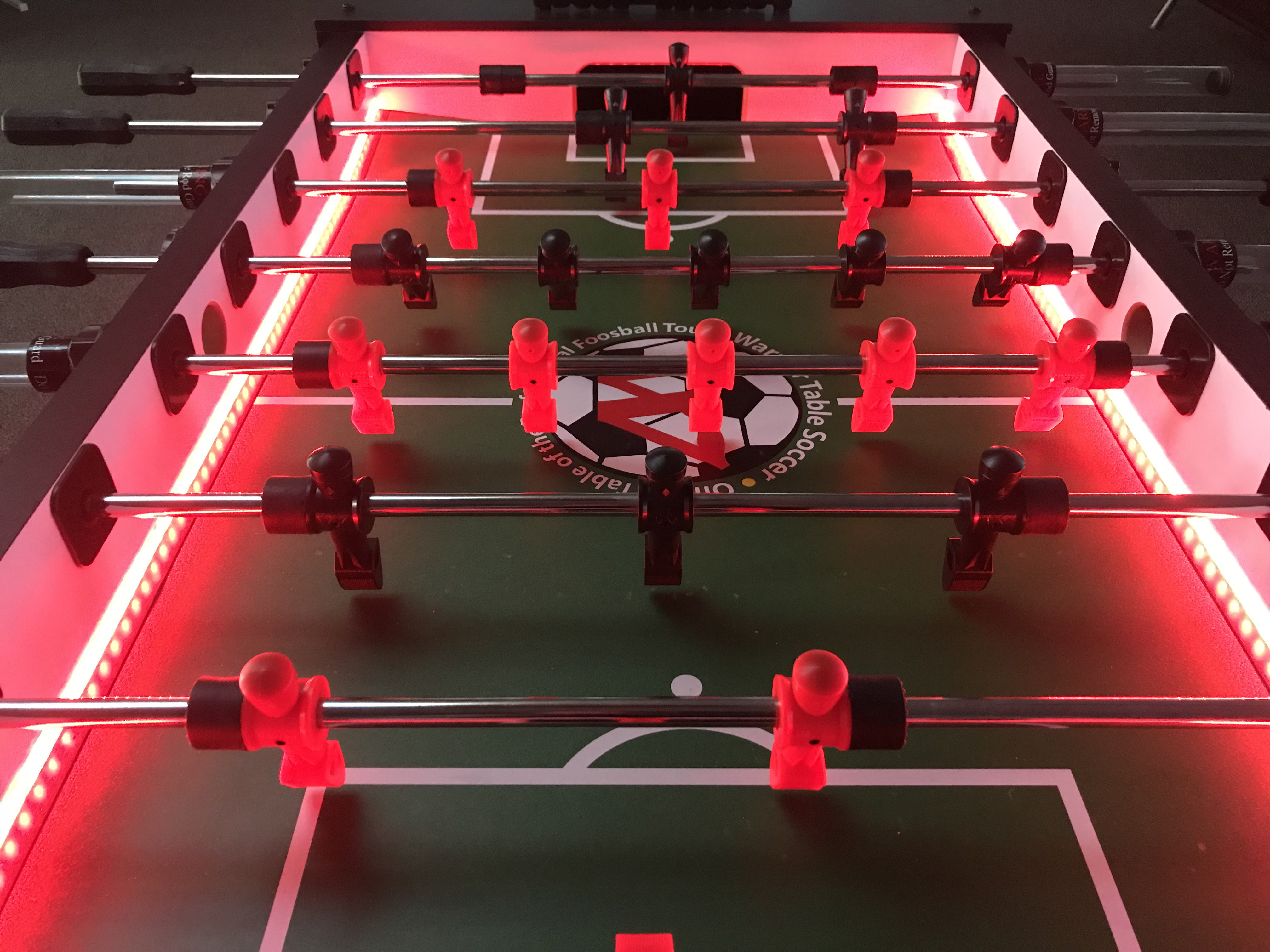 Warrior Table Soccer Force 4 Led 55'' Foosball Table | Wayfair
