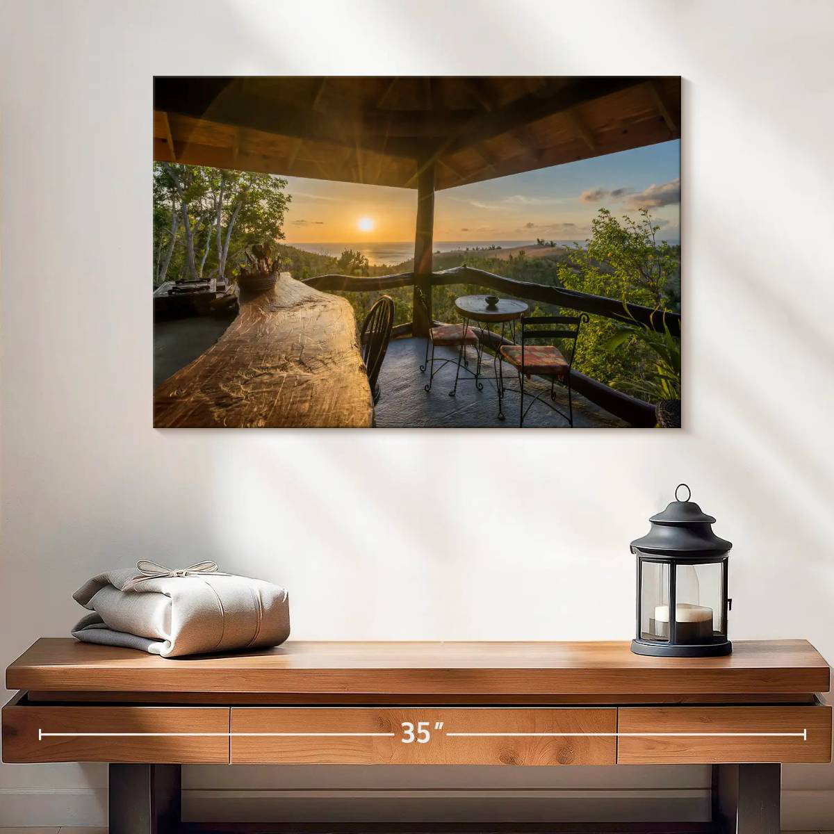 Ebern Designs Lilie Tree House Sunset View | Wayfair