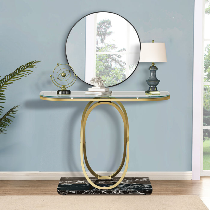 Willa Arlo Interiors Germania 43.3" Console Table & Reviews | Wayfair