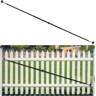 Febtech – 8' Telescopic Gate Brace - Heavy-duty Powder Coated Carbon ...