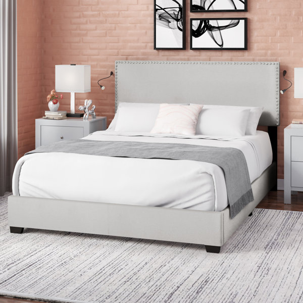 Etta Avenue™ Teen Caroline Upholstered Standard Bed & Reviews | Wayfair